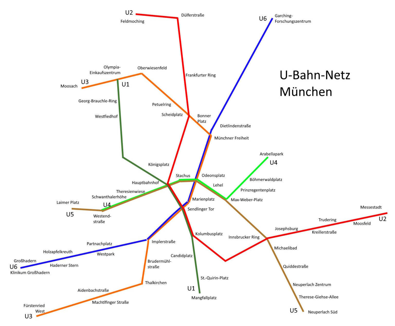 U-Bahn - Bei uns in München