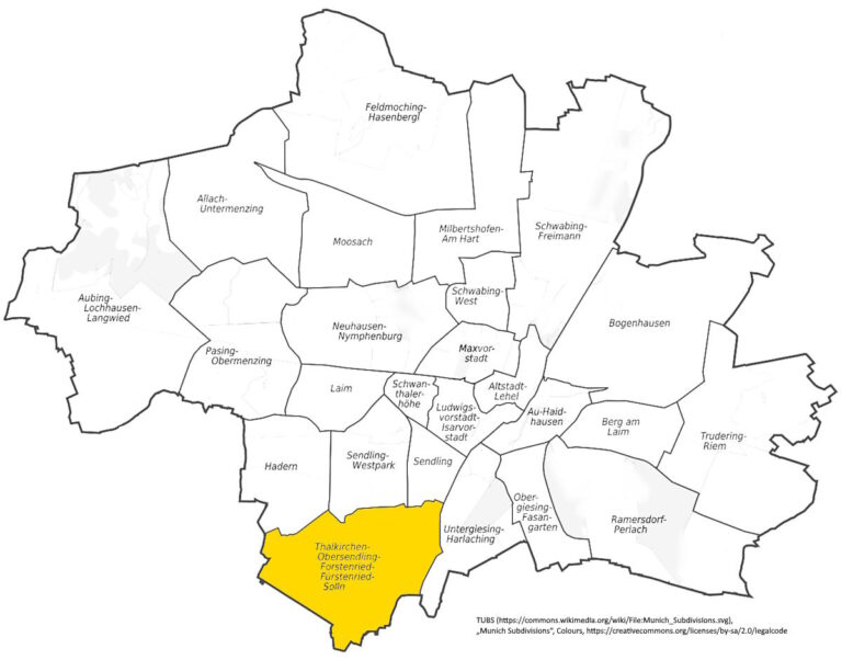 Thalkirchen Obersendling Forstenried Frstenried Solln Mnchen